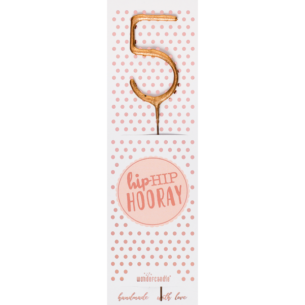 Sparkler Rose Gold Número 5 - Sparklers - Party&Bite