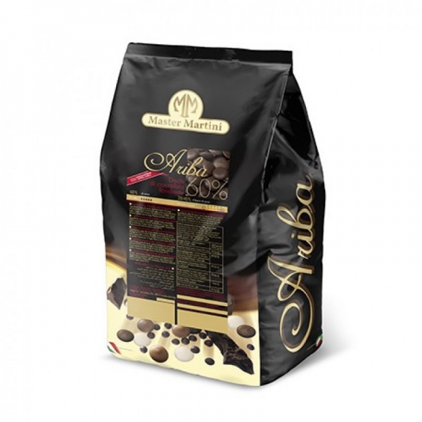 Chocolate Master Martini Ariba 60% - 1Kg - Chocolate Callebaut e Master ...