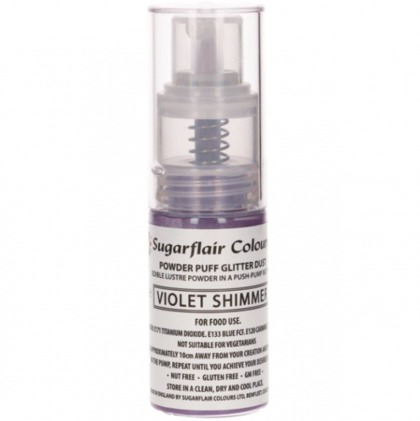 Spray de Glitter Violeta - Corantes em Pó e Purpurinas Comestíveis ...