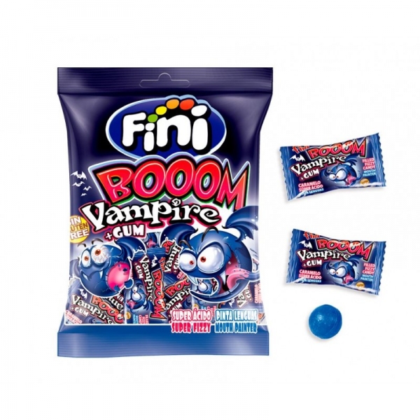 Pastilhas Fini Boom Vampiro 65g - Gomas e Snacks - Party&Bite